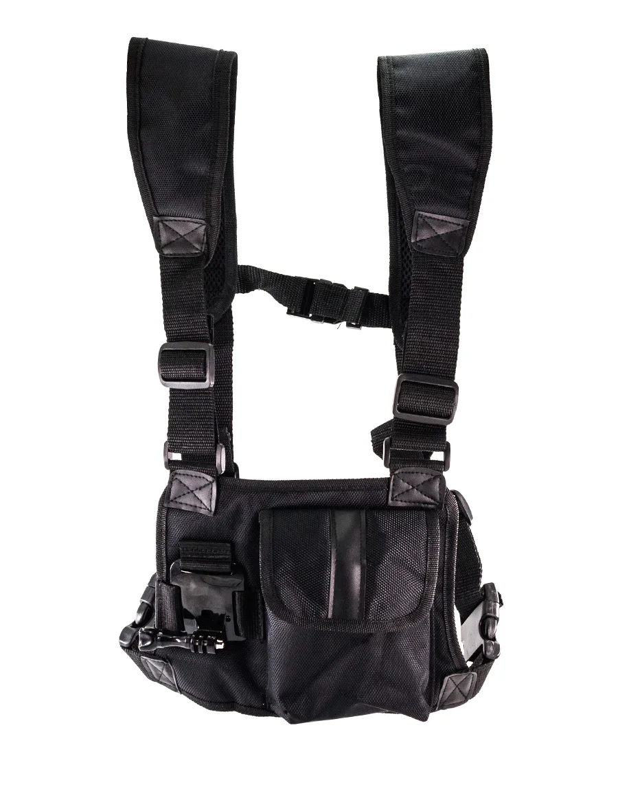 Upgraded Shoulder Chest Strap Light Install 2 Cameras For Go pro Hero ...