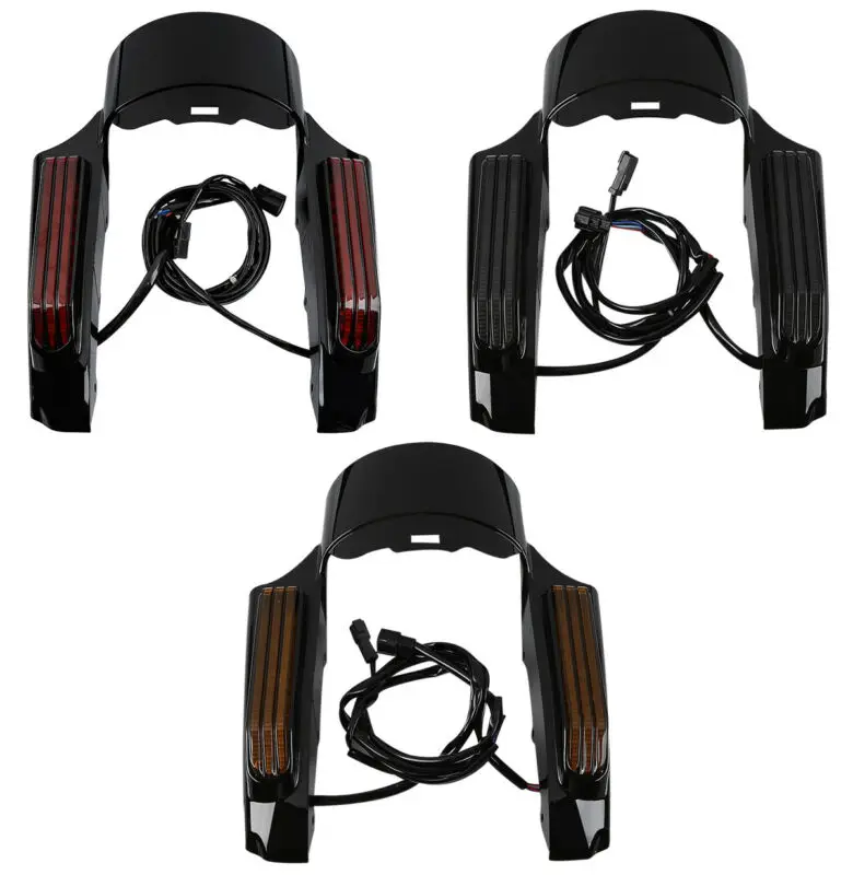 LED-Light-Rear-Fender-Fascia-Set-For-Harley-Touring-CVO-Street-Electra ...