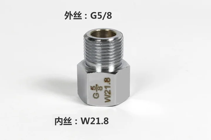 Adapter Converts Co2 Tank G5/8 Fitting Convent To W21.8 Regulator,aquarium Connector For Co2 ...