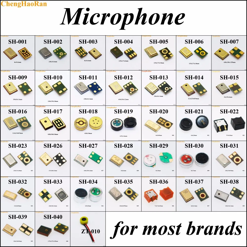 Wholesale 38 models Microphone Mic Inner Receiver Repair Part For ...