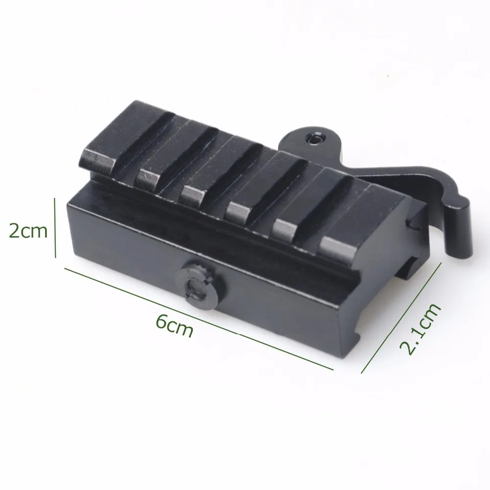 CVLIFE K02 Rail Mount Quick Release Adapter Offset Extension Tactical ...