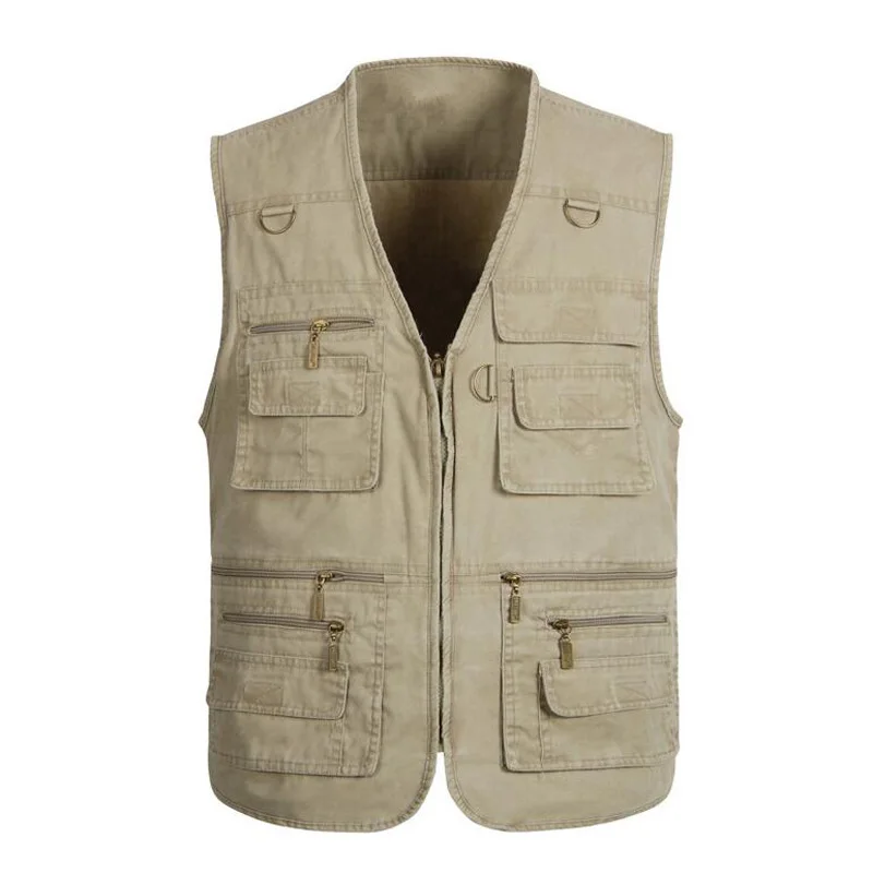 Male Vests Men 3XL 4XL 5XL 6XL 7XL Vest Mens Outdoors Cotton Multi ...