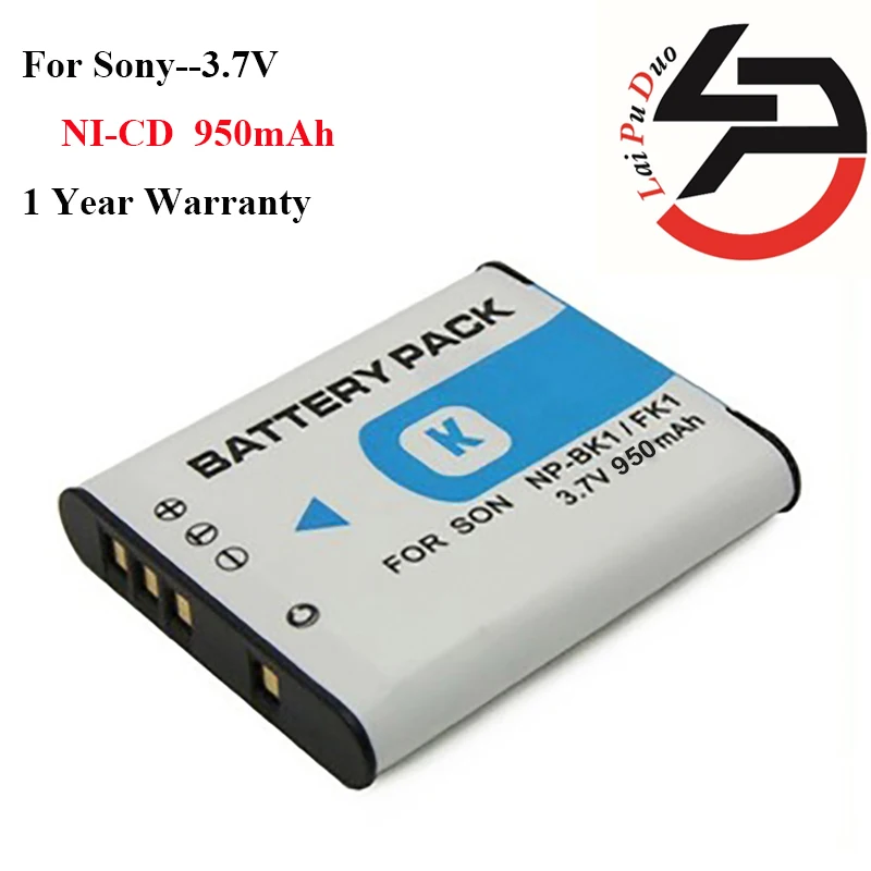 950mah 100% Brand new Replacement Camera Battery For Sony NP BK1 NP FK1 ...