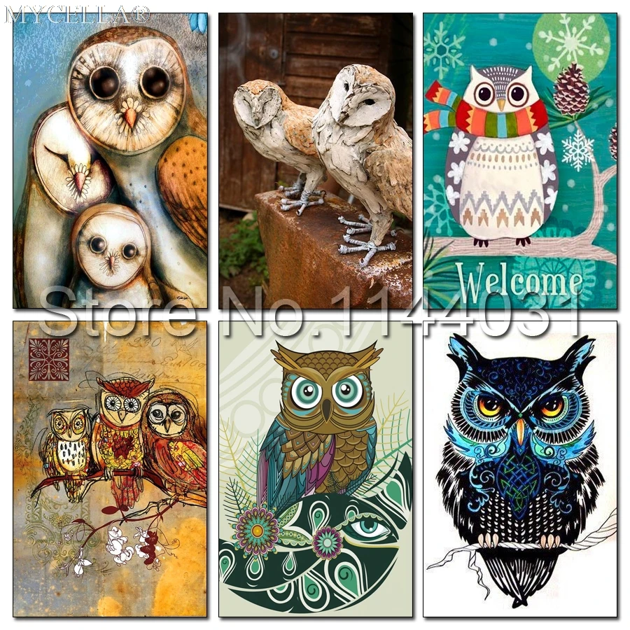 Diamond Painting,diamond Embroidery,new,animal,diy Crafts,owl,cartoon ...