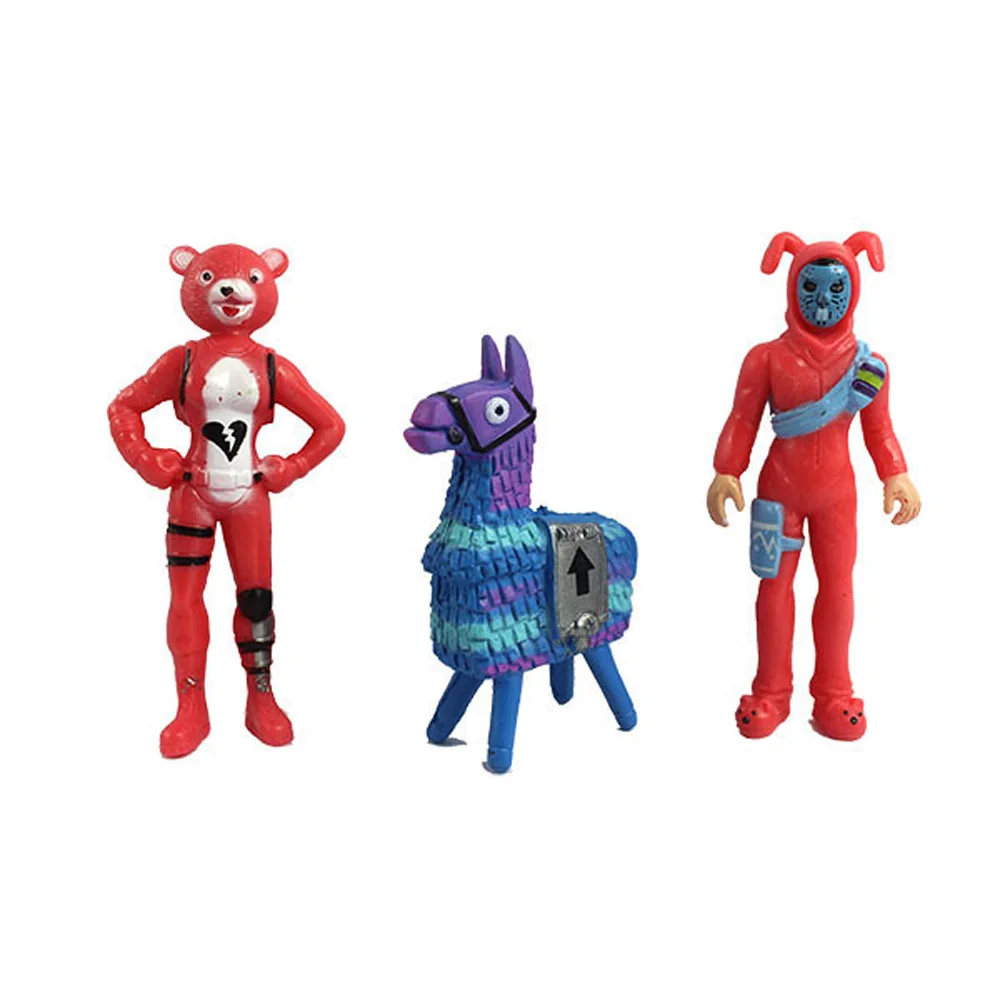 12pcs/lot Fortinet Battle Royale Game Llama Figure Fortnight Fort Night ...