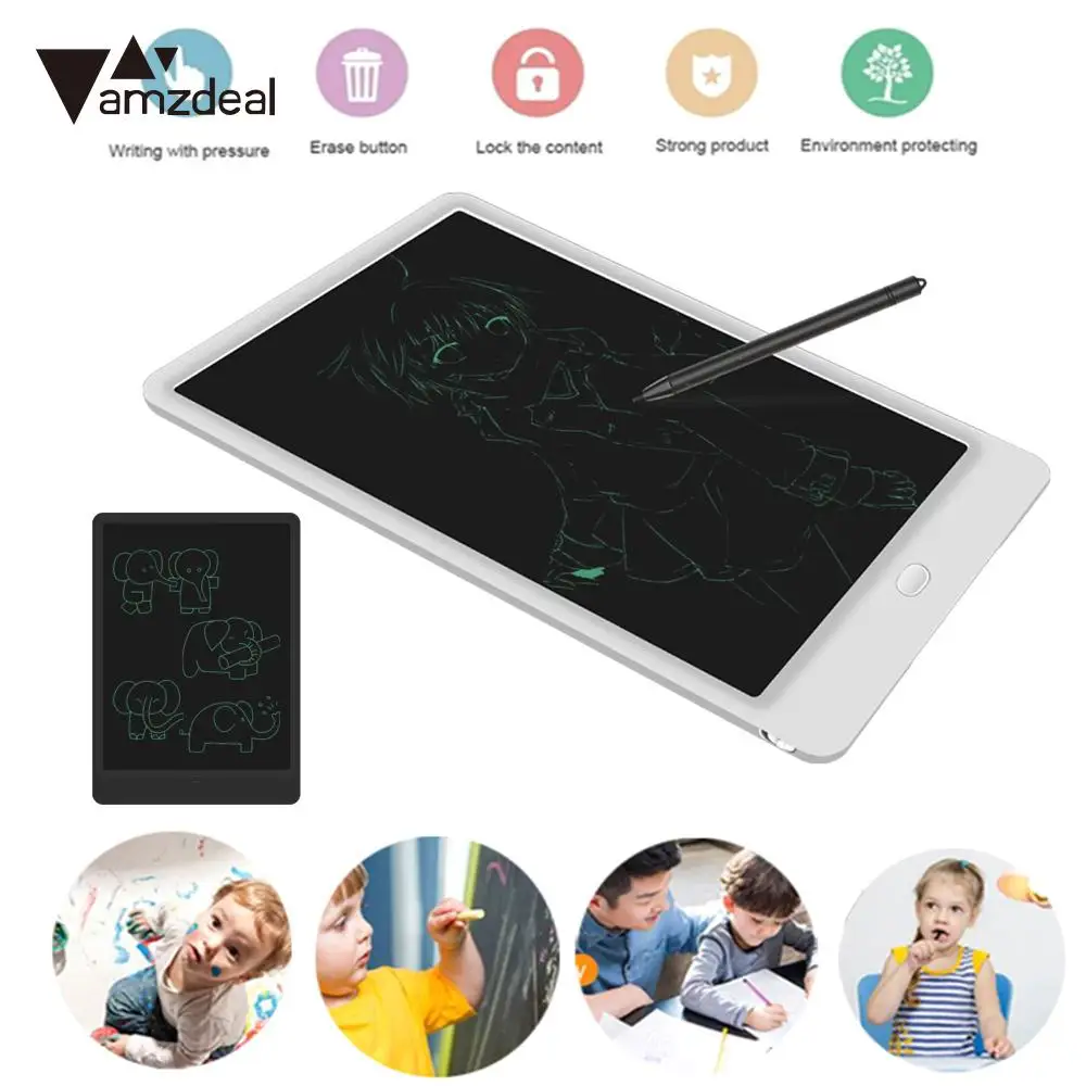 amzdeal With Stylus 12 Inches Writing Tablet lock screen Tablet ...