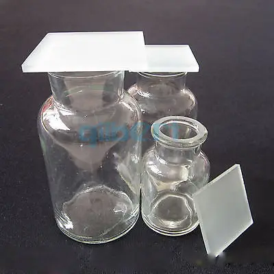 500ml Bottom Diam 80mm Lab Glass Gas Collecting Bottle with Frosted ...