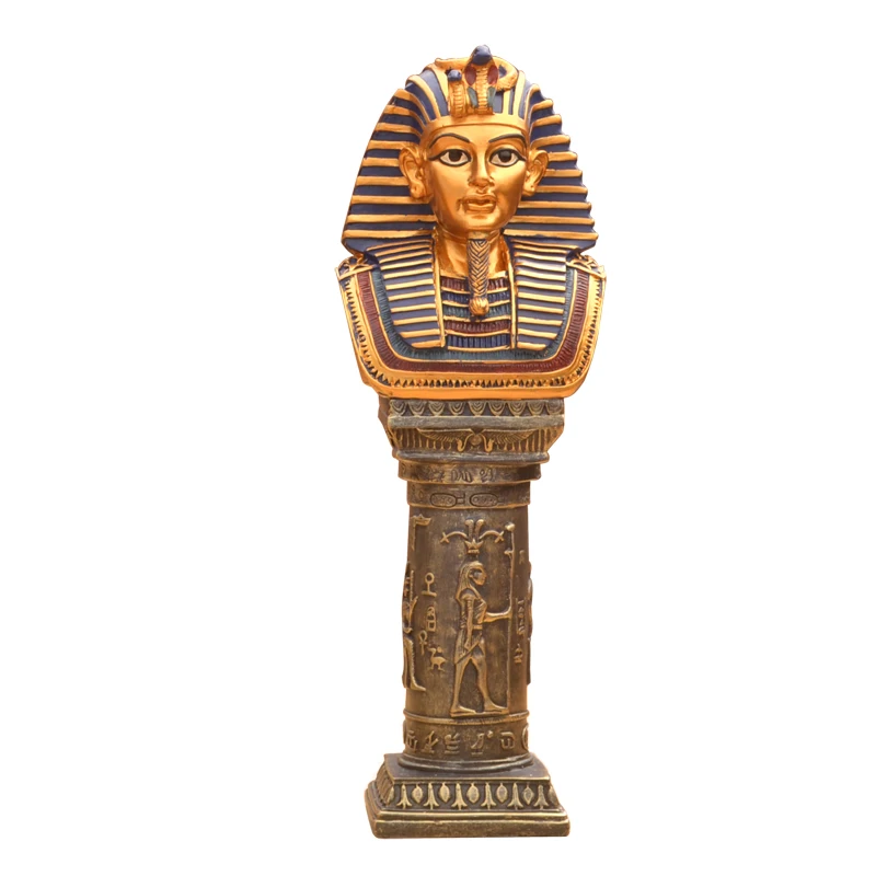 Estartek Ancient Egypt Style Resin Pharaoh King Queen Props of Ancient ...