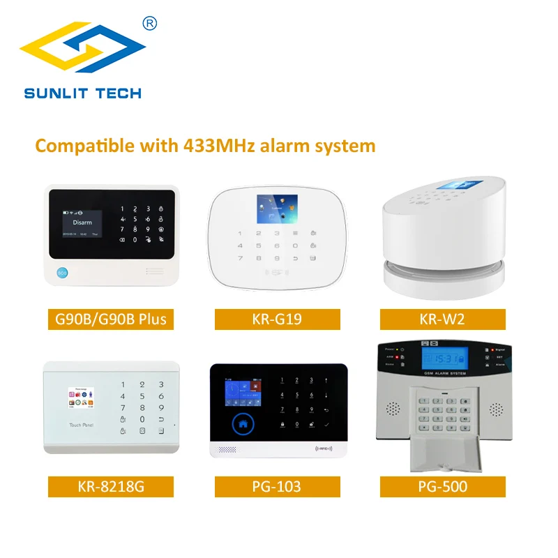 Wireless Magnetometer Roller Shutters 433MHz Magnetic Contact Sensor ...