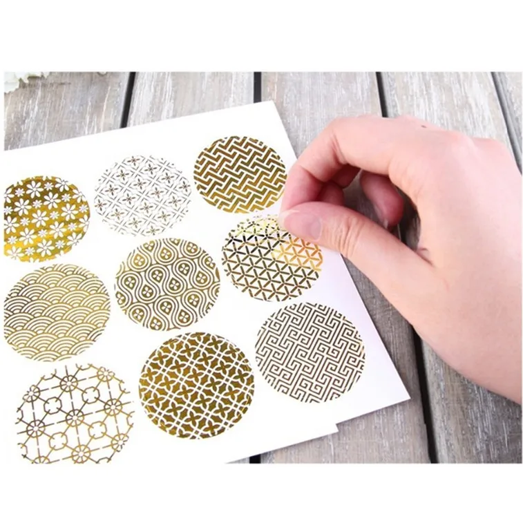 90pcs Gold Japanese style design Candy Cookie Handmade Labels Gift ...