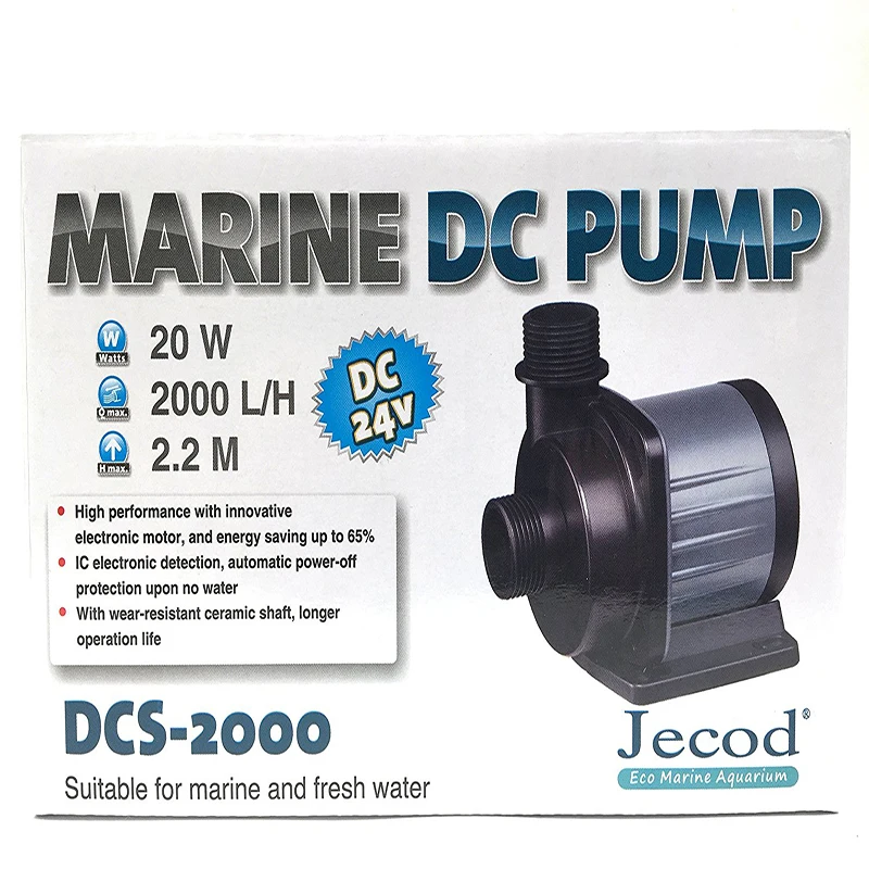 2000l/h Jecod/jebao Dcs-2000 Controllable Dc Return Pump Submersible Water Pump Variable Flow ...