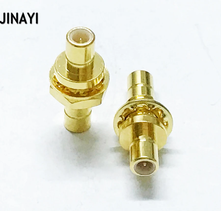 10pcs/lot Adapter SMB male to SMB plug bulkhead panel mount connector ...