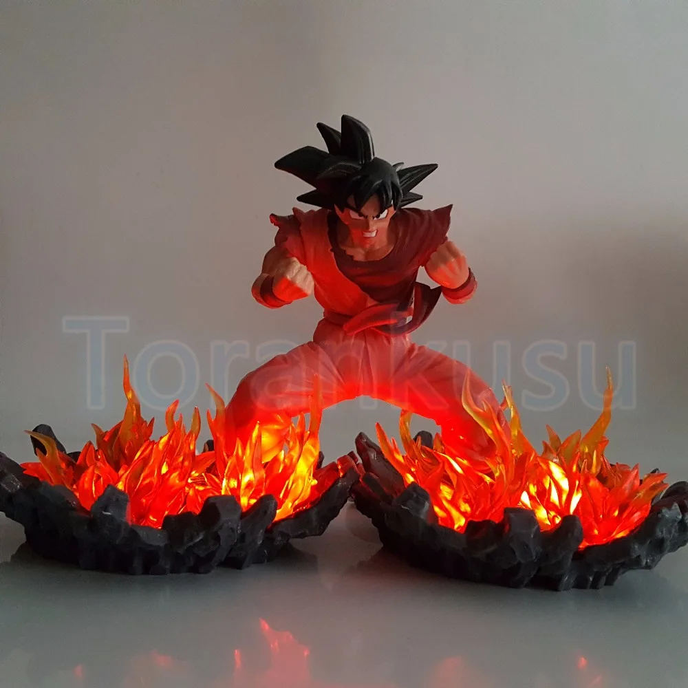 Dragon Ball Z Action Figure Son Goku Fes Fire Power Led Light Diy ...