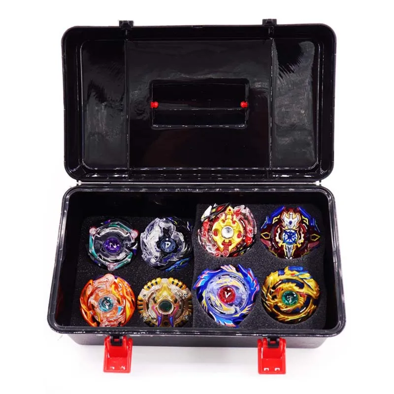8PCS Beyblade burst Toupie Beyblades Metal Fusion Black Beyblades Set ...
