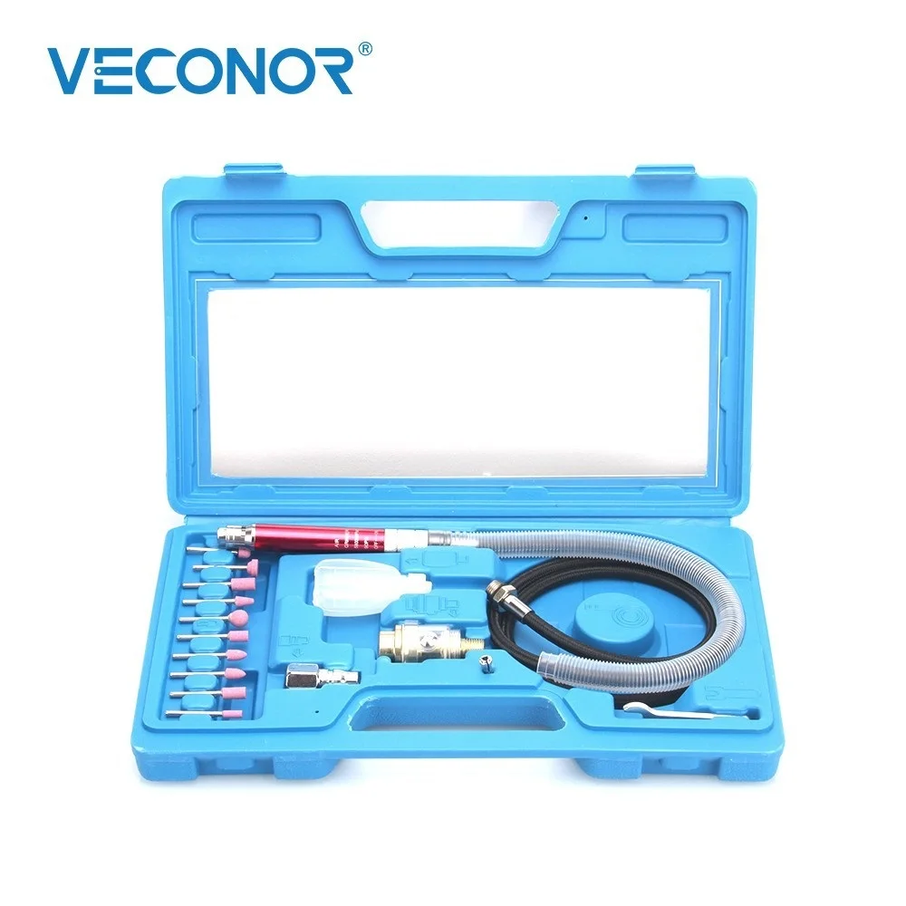 Veconor 1/4" Air inlet Pneumatic Dremel Tool Die Angle Grinder Set Air ...