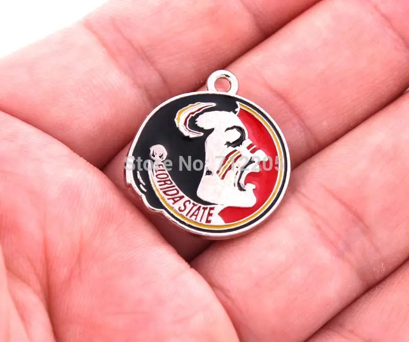 New Arrivals 10pcs a lot enamel single sided Florida State Seminoles ...