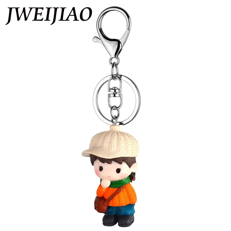 JWEIJIAO-Little-Boy-With-A-Schoolbag-Pendant-Keychain-Children-s-Keys ...