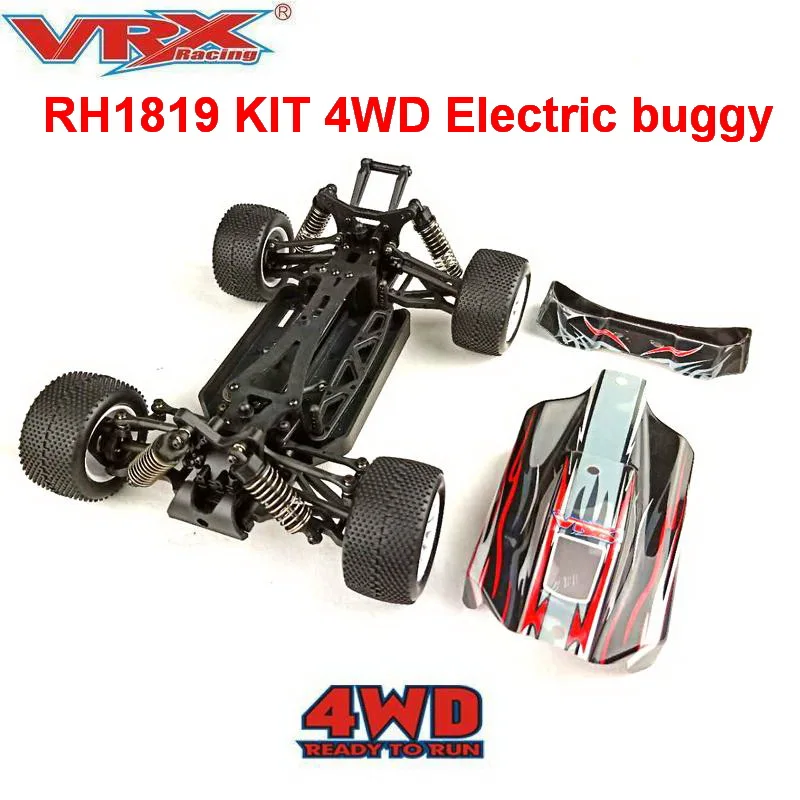 Road Rc Car Rh1819 Kit 1/18 Scale 4wd Buggy Toys Children - AliExpress