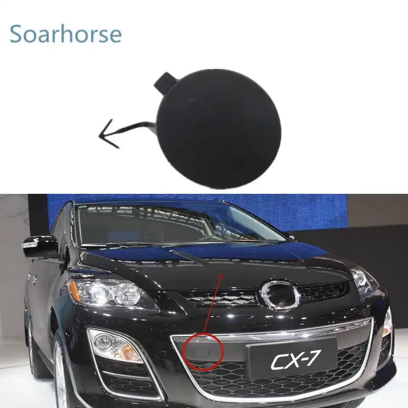 Soarhorse Front Bumper Tow Hook Cover Trailer Cover Cap For Mazda6 ...