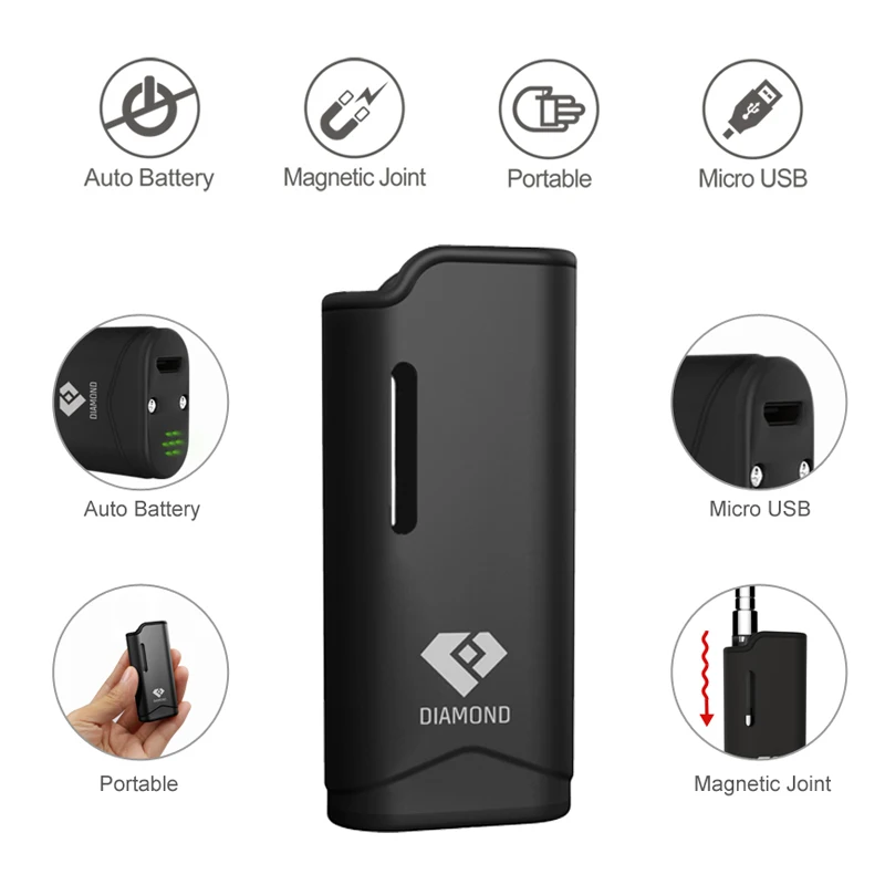 Original Airistech Diamond V11 Vaporizer kit airis cbd e-cig kit 1.0ohm ...