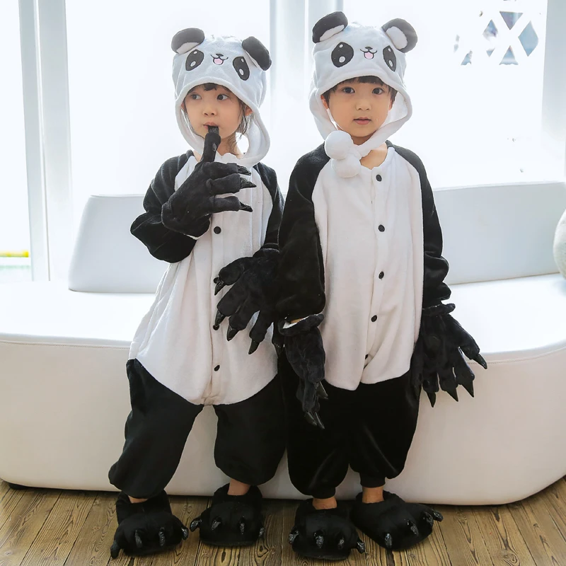 Unisex Cosplay Costumes Panda Pajamas Cartoon Animal Onesie Pyjamas ...