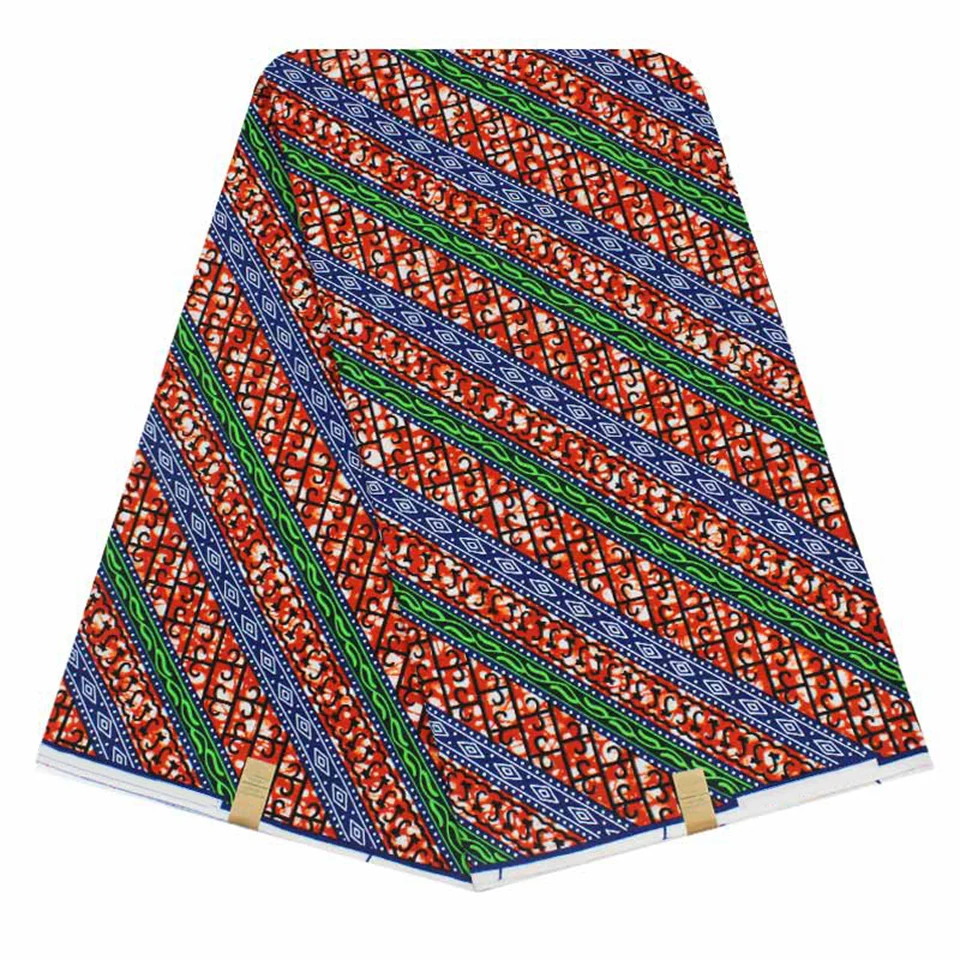 Red veritable wax block prints fabric, african wax fabrics ankara for ...