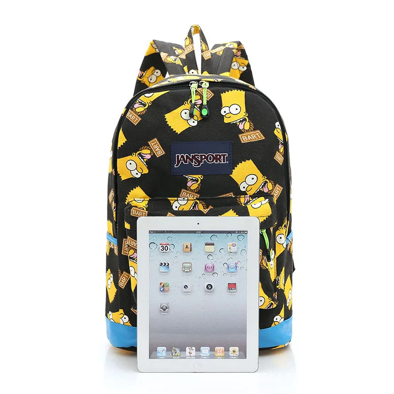 Jansport Yellow Graffiti