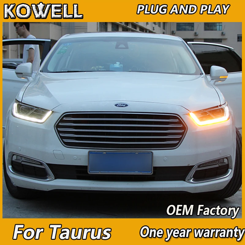 KOWELL Car Styling Head Lamp for Ford Taurus 2015 2016 2017 Headlights ...