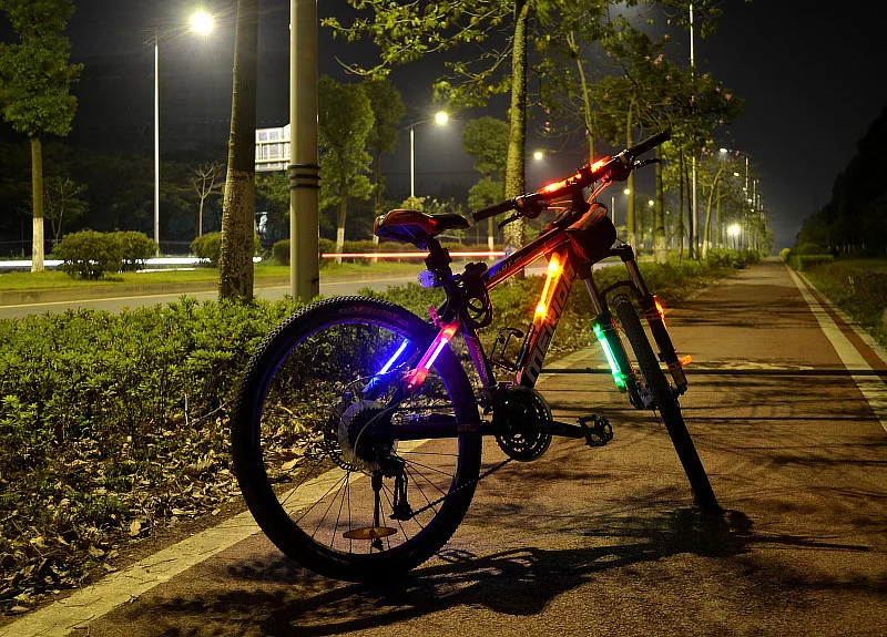 cycling bicycle frame decorative light Mountain Bikes Body Lights ...
