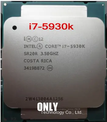 Original i7 5930K i7 5930K CPU 3.5GHz Six Core LGA 2011 22nm 140W ...