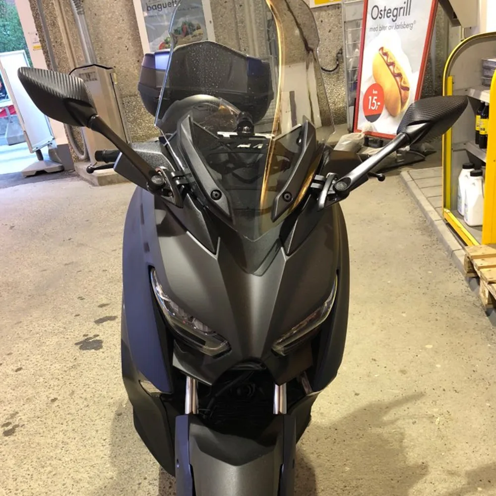 Modified Motorcycle xmax 250 300 XMAX mirror bracket with carbon fiber ...