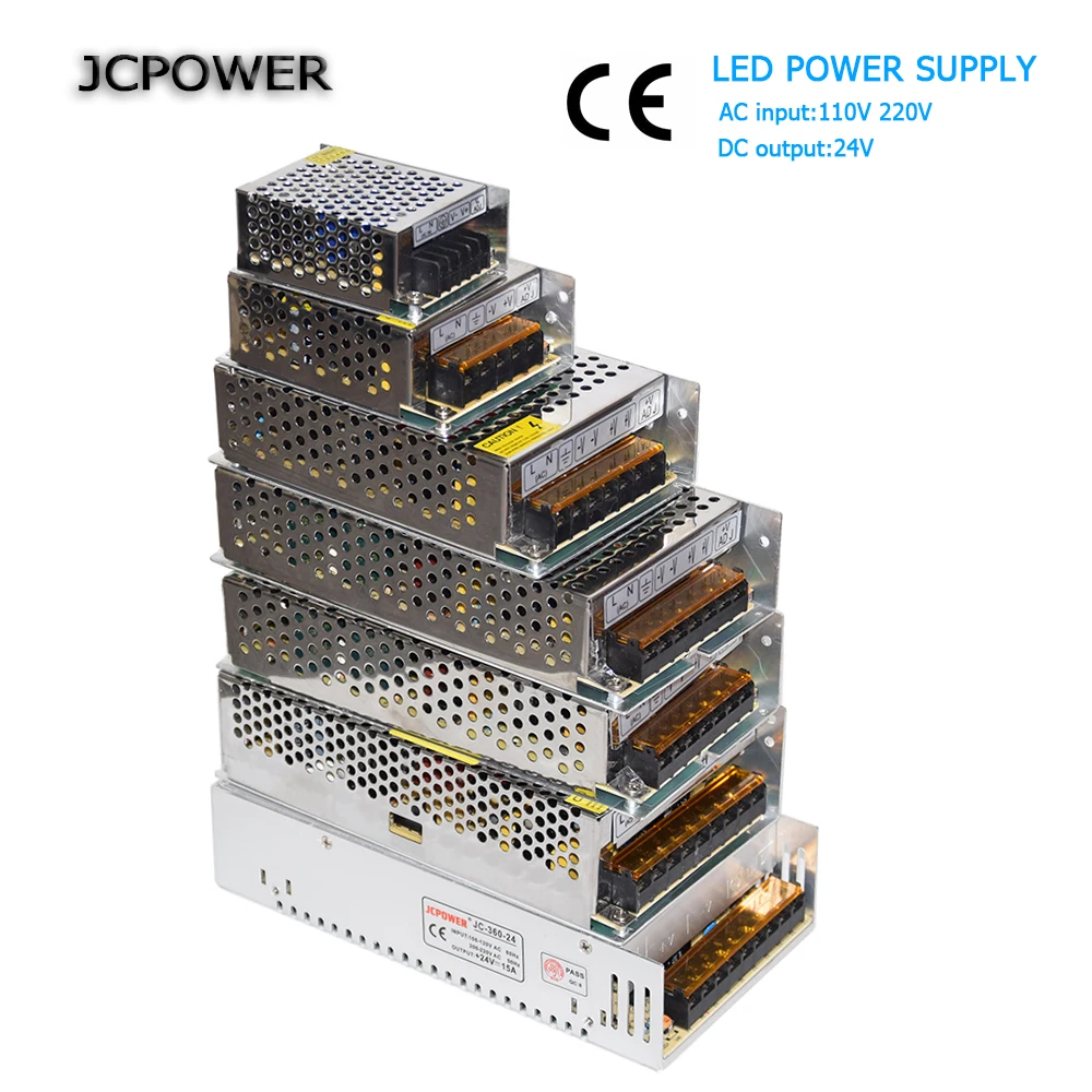 Switch power supply Led adapter AC110 220V to DC 24V 1A 2A 3A 5A 8.3A ...