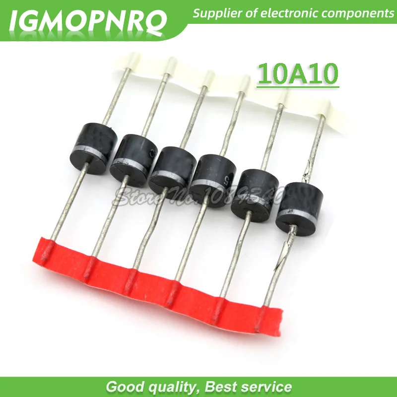 20 sztuk/partia 10A10 10 Amp 1000V 10A 1KV DIP osiowe dioda prostownika ...