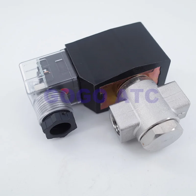 Generic Zero-Pressure Start 1/4" 24vdc 220v Orifice 1.5mm/2.5mm/3/4/5/6mm 2 Way Stainless Steel ...