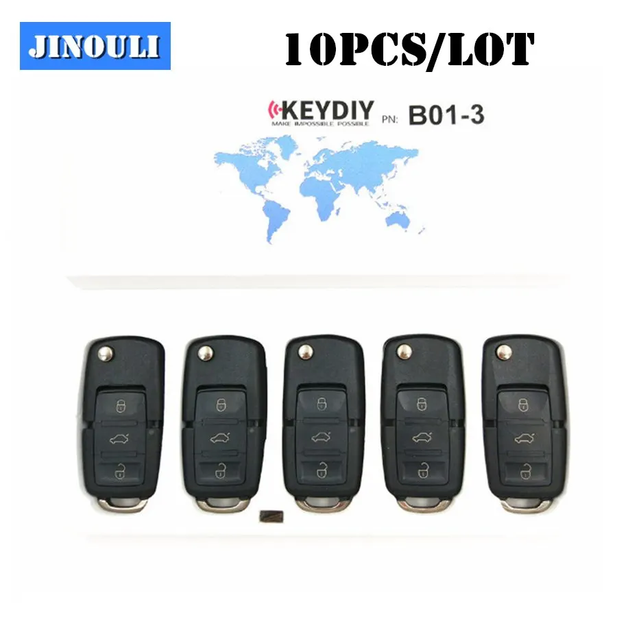 10ชิ้น/ล็อตใหม่ KEYDIY KD900 B Series รีโมทคอนโทรล B01 3ปุ่ม Key สำหรับ ...