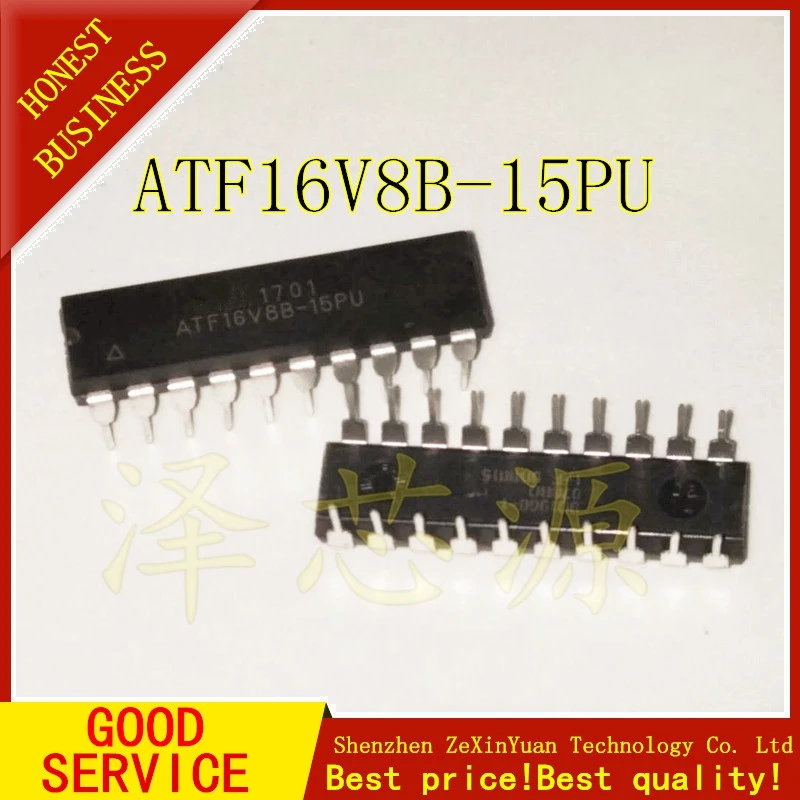20 unids/lote ATF16V8B 15PU ATF16V8B ATF16V8 16V8 DIP|Accesorios de batería y accesorios de ...