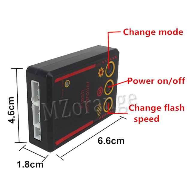 4X2 Ambulance Police Light 2 LED DC 12V Warning 8W Car Truck FSO ...