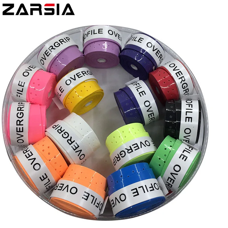 Assorted-color-60-pcs-ProFile-High-quality-Tennis-Overgrip-perforated ...