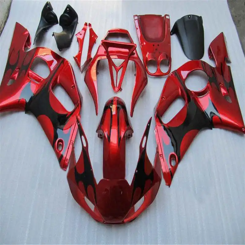 high quality red black bodywork kits YZF R6 Fairing kit for R6 YZF R6 ...