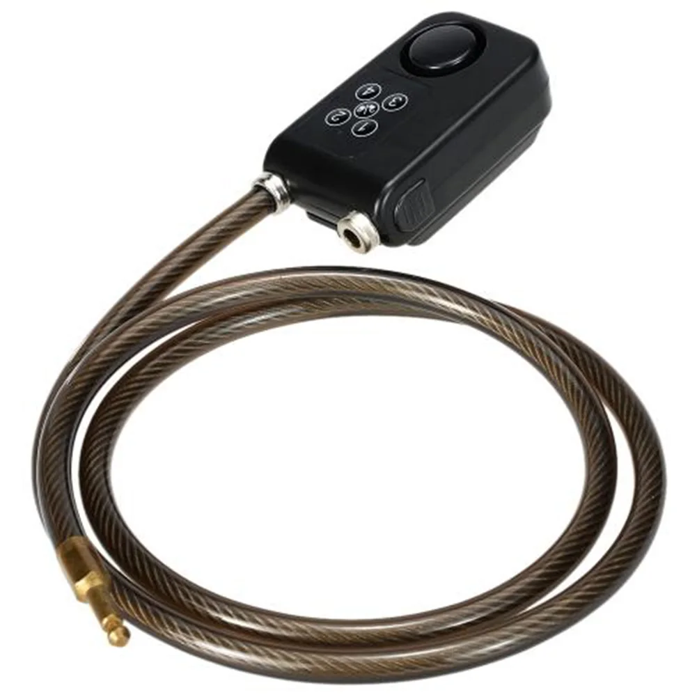Chain Bicycle Keyless Digital Motorbike Anti Theft Alarm Wire Rope ...