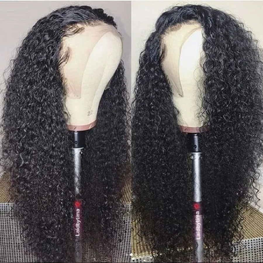 Buy Pre Plucked Kinky Curly Wig Glueless Lace Front