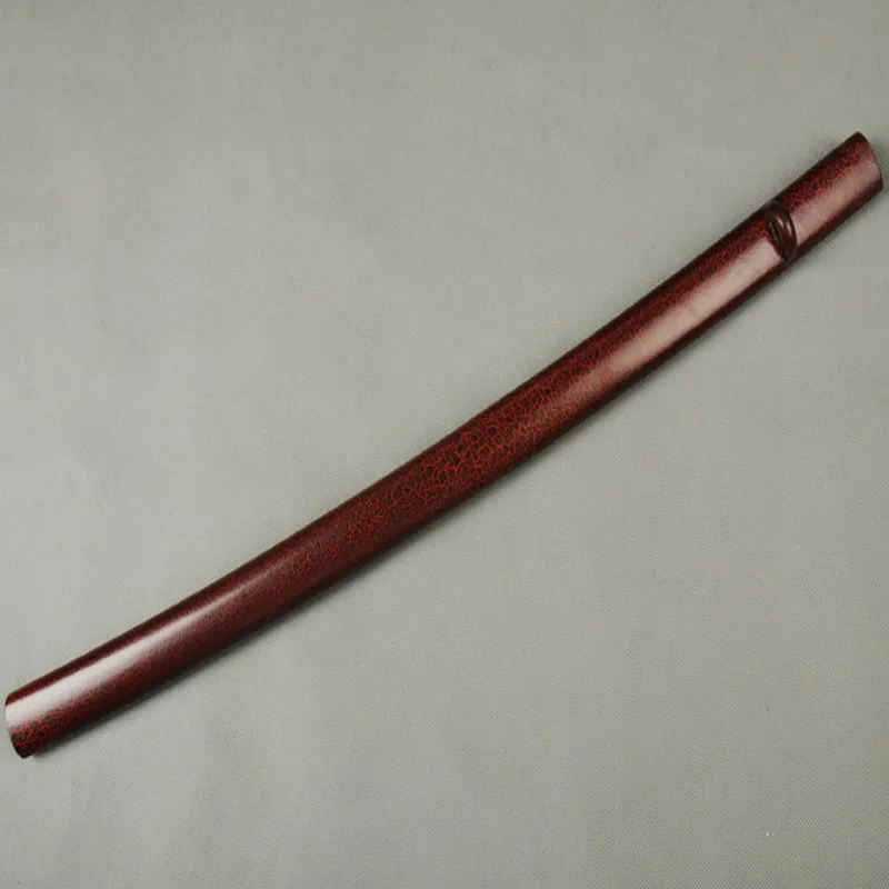 Special Fully Handmade Red & Black Fissure Wooden Saya Sheath Scabbard ...