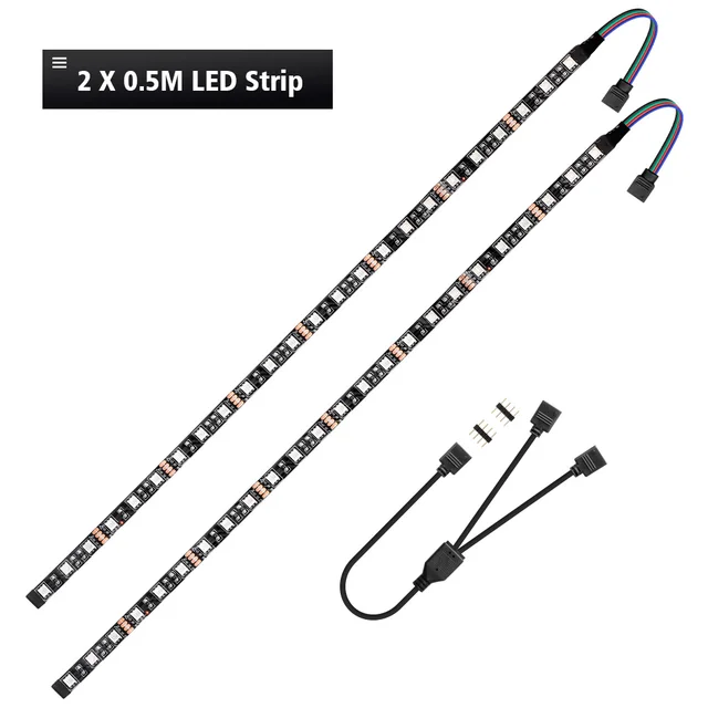 12V Led Strip RGB 4pin LED Headers For PC , Computer Case / RGB Strip ...