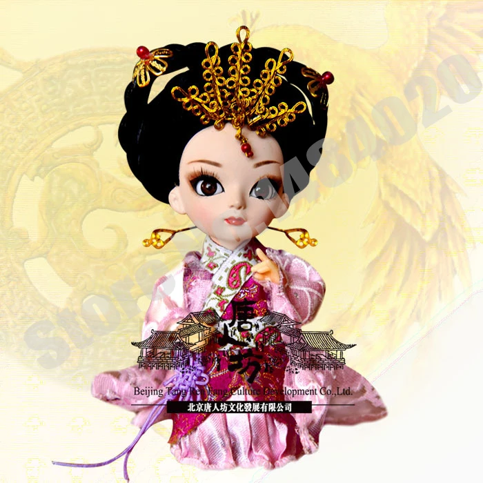 Silk Figure Beijing Opera Doll Chinese Retro Fashion Handmade Raw Cute ...