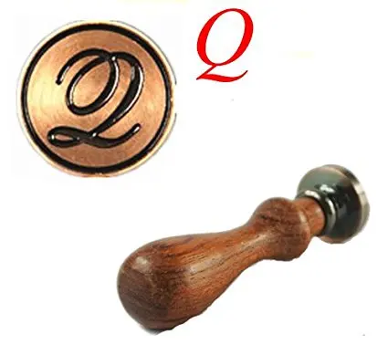 YGHM Vintage Letter Q Alphabet Initial Q Engraved Wedding Invitation ...