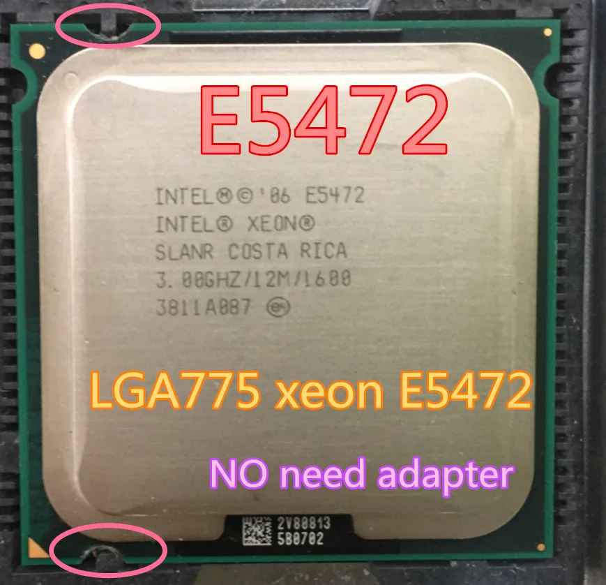 Lntel xeon e5472 3.0ghz/12m/1600mhz/cpu igual a lga775 core 2 quad ...