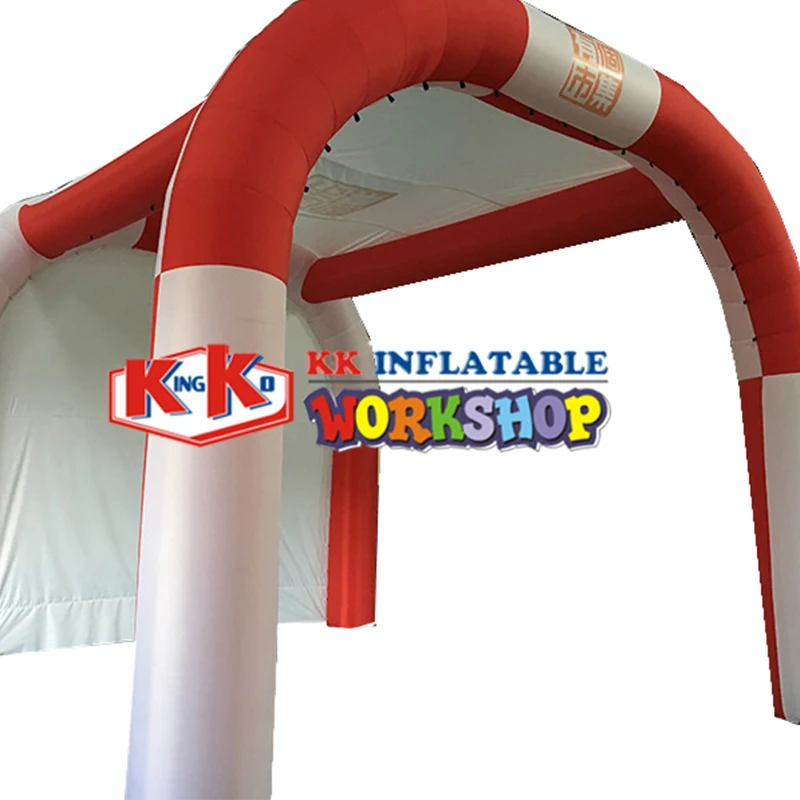 Tienda de exhibición inflable personalizada, carpa de techo solar ...