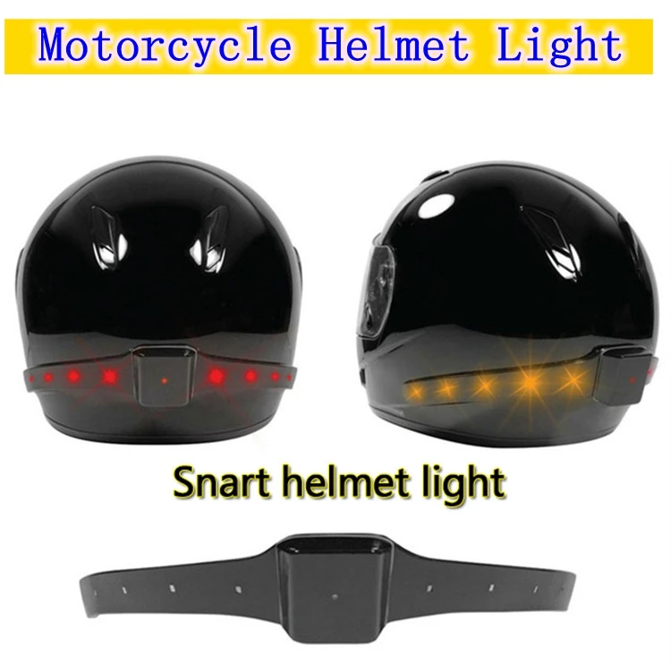 Drahtlose Motorrad Smart Helm Licht LED Sicherheit Licht Mit Fahrlicht ...