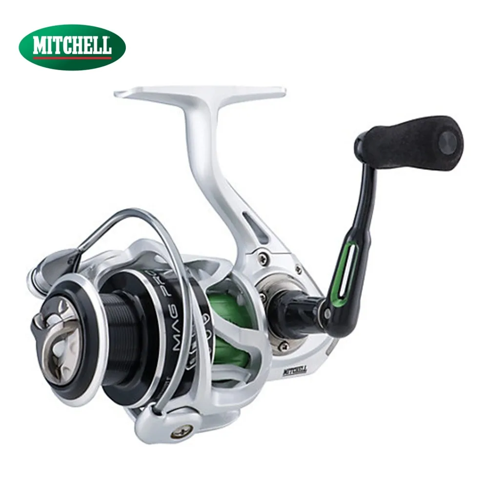 100% original Mitchell MAG Pro R 1000 2000 3000 4000 hilado Pesca ...
