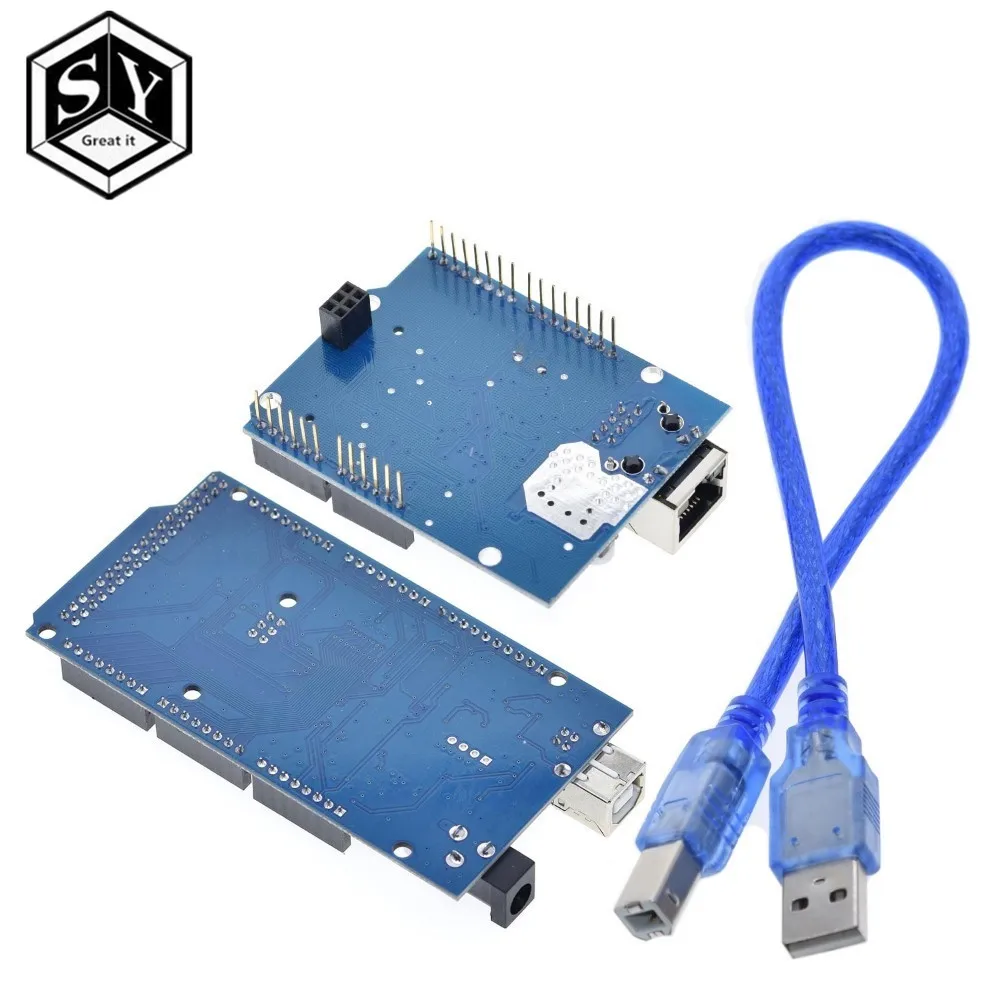 GREAT IT UNO Ethernet W5100 network expansion board SD card Shield for ...